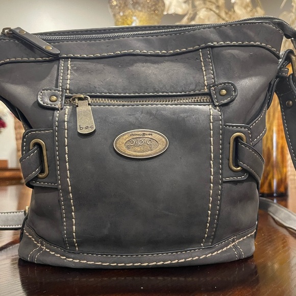 boc | Bags | Boc Born Concept Crossbody Bag Black Faux Leather ...